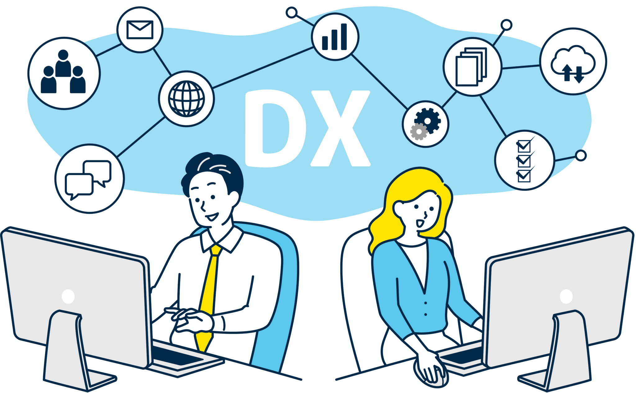 業務効率化・DXサポート | 【OSC】業務効率化、DX支援からホームページ制作、ITトラブル対応なら愛知県豊橋市の（株）オフィスサポートセンター